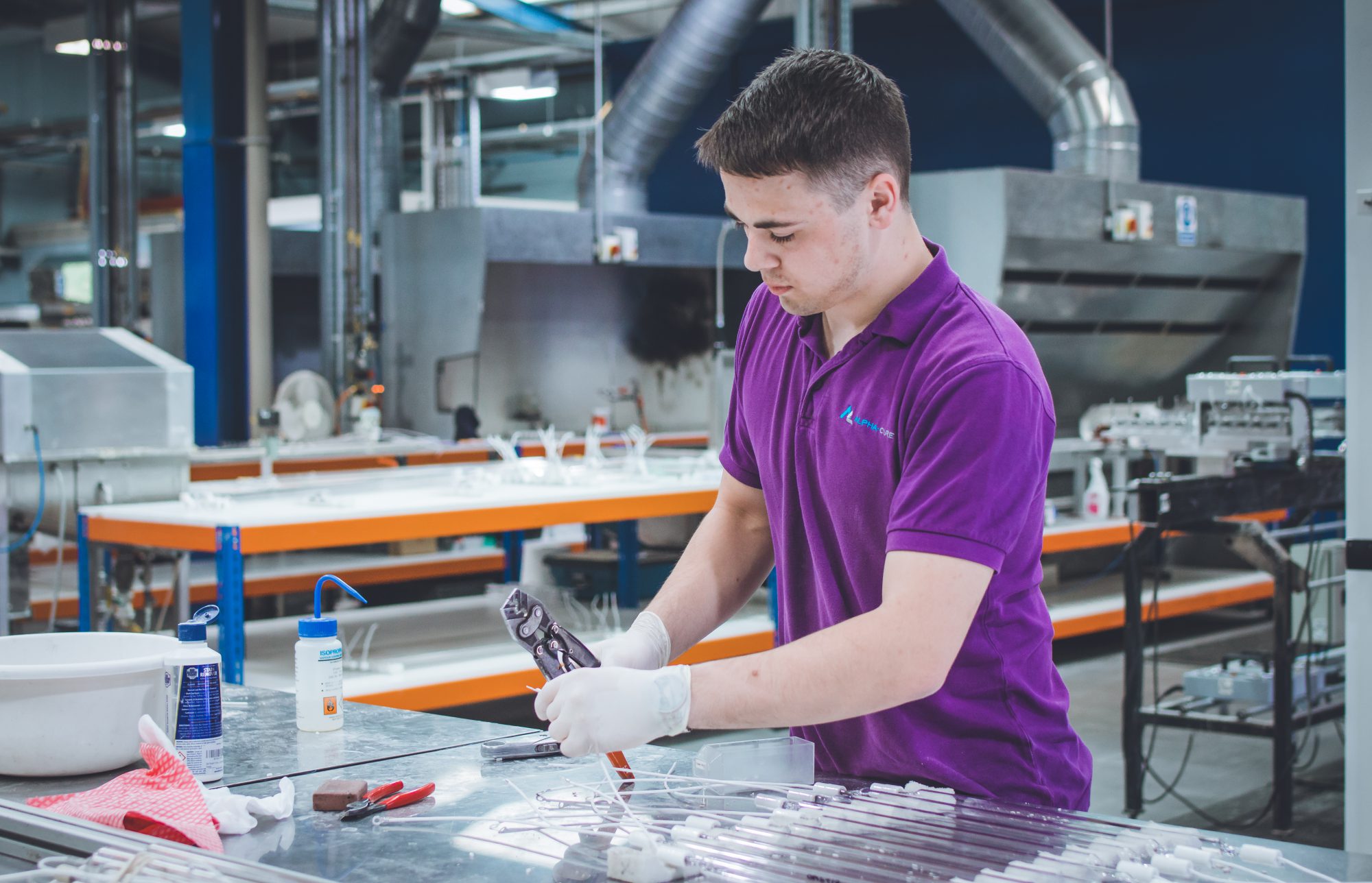 UV Lamp Production - Alpha Cure